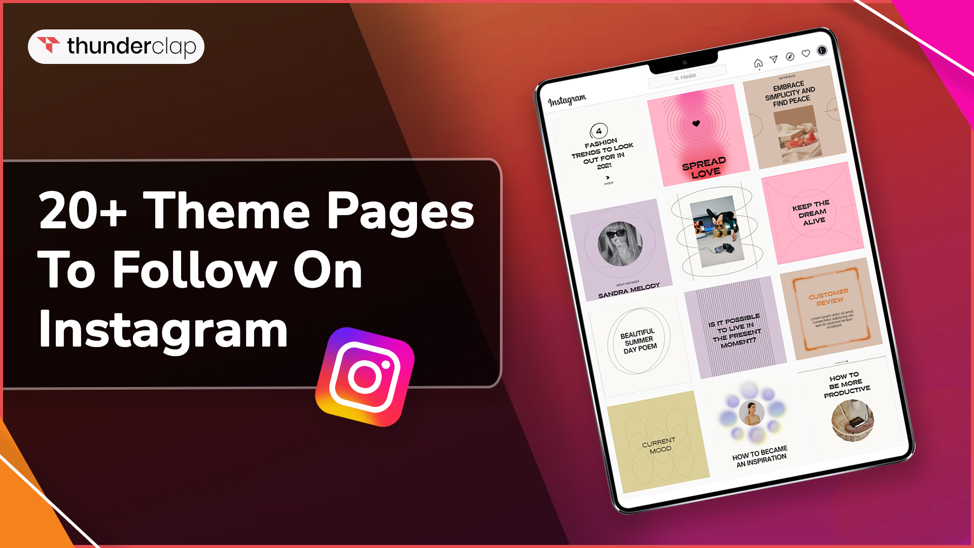 20+ Theme Pages To Follow On Instagram